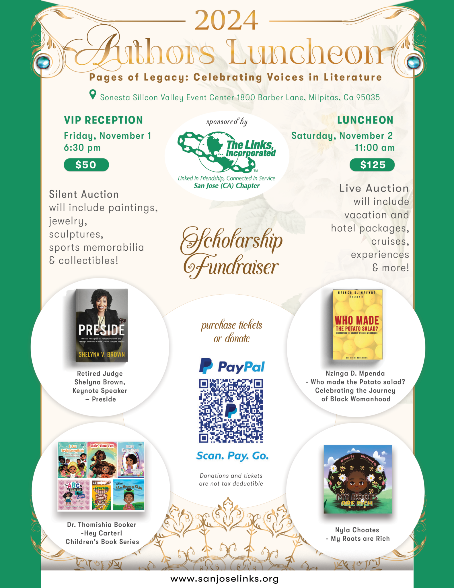 Authors Luncheon - San Jose (CA) Chapter of the Links Incorporated